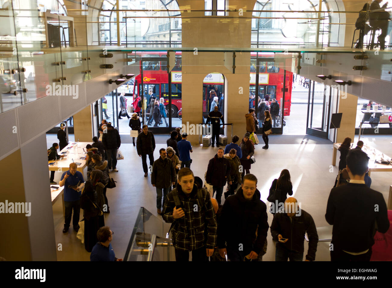 Apple store,Very Busy store where large numbers of Apple Products are ...