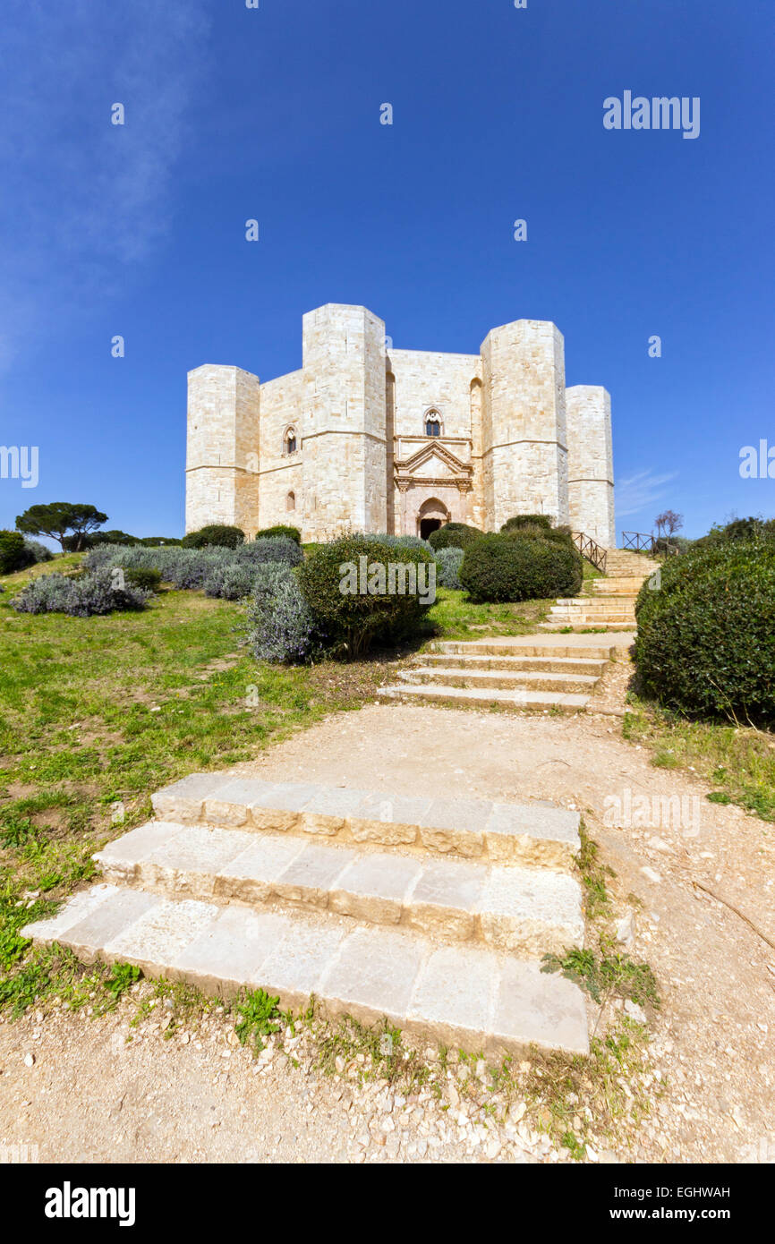 Italy, Apulia, Andria, Castel del Monte Stock Photo - Alamy