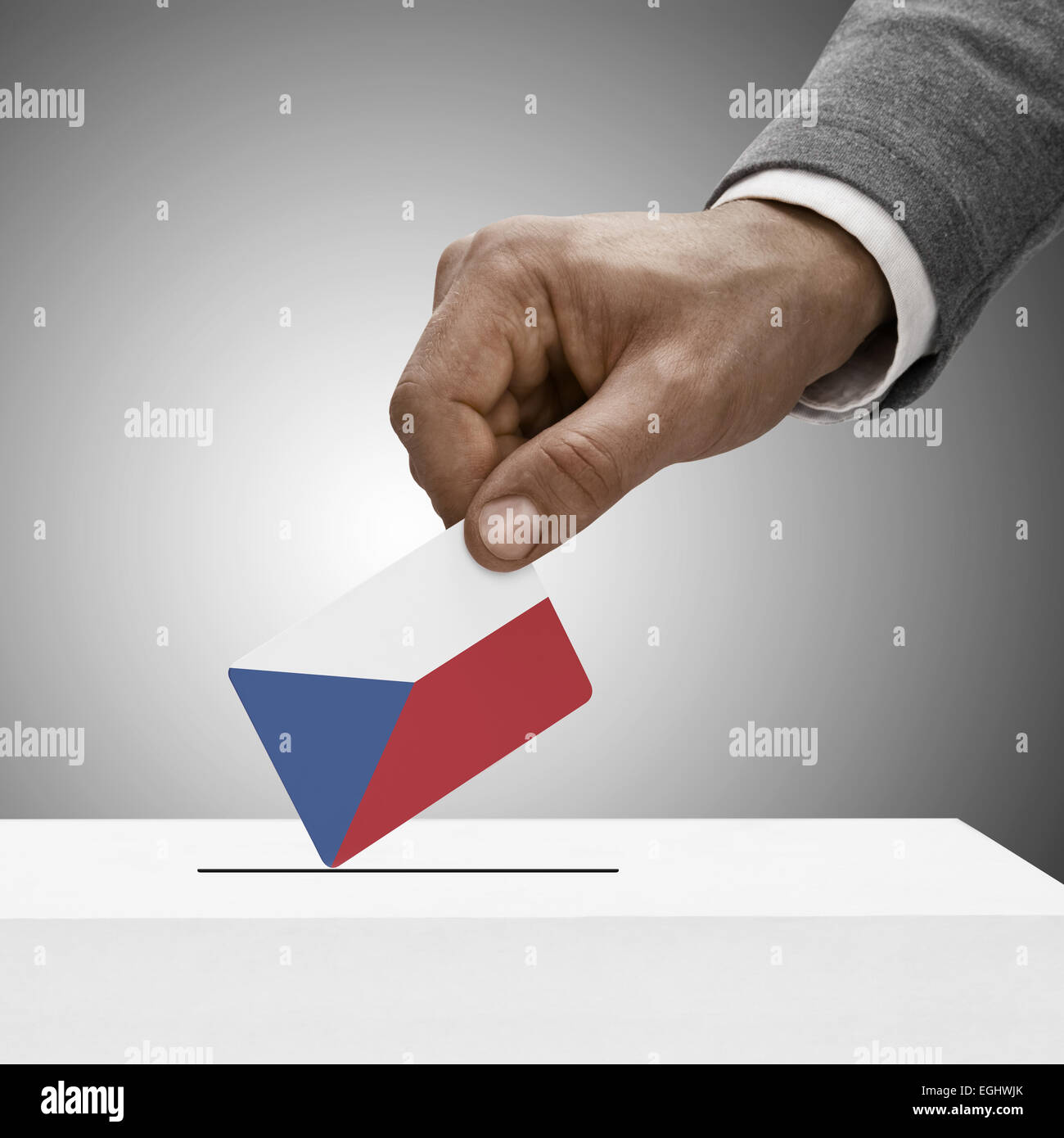 Czech presidential flag hi-res stock photography and images - Alamy