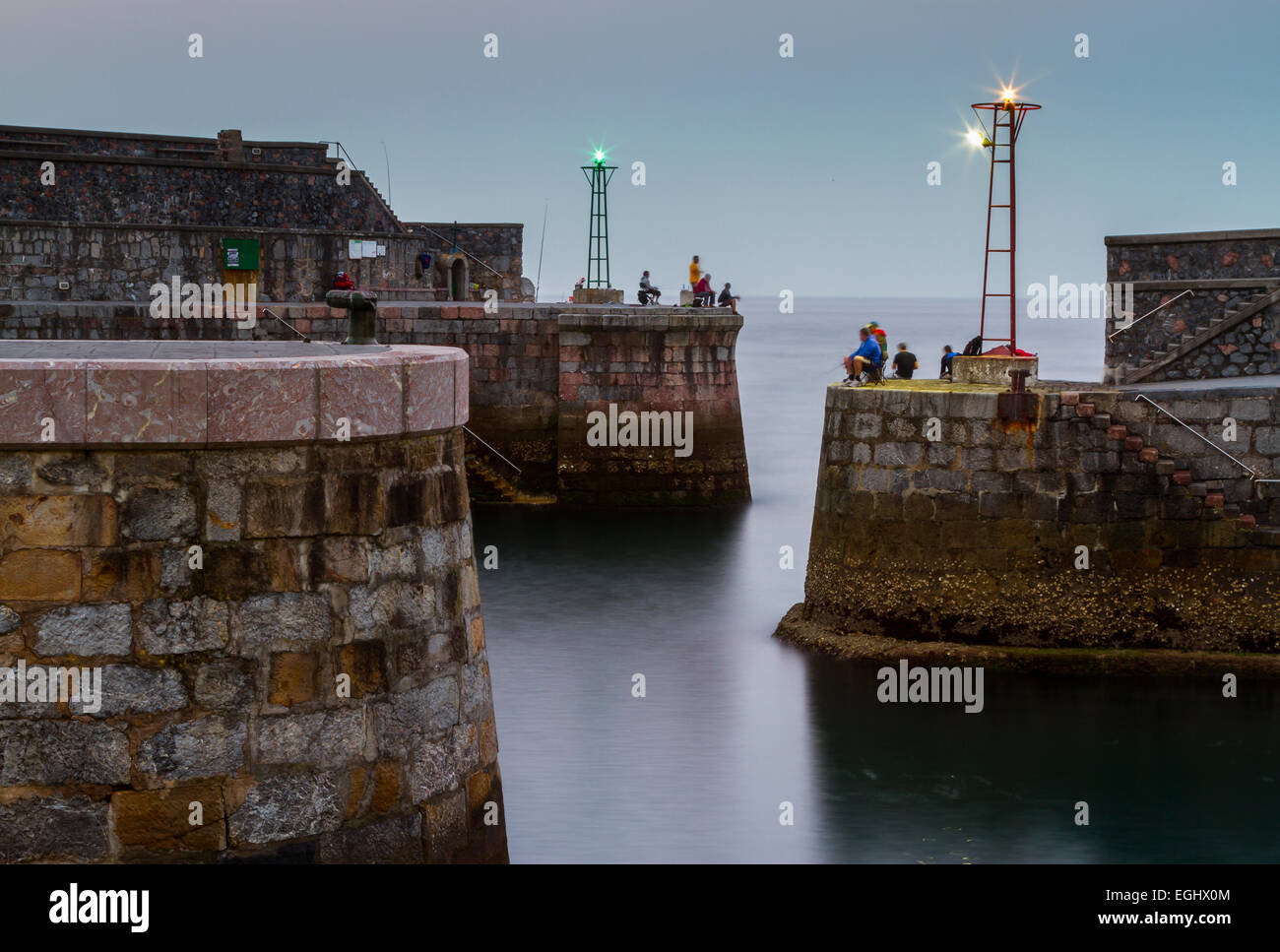 Elantxobe harbour hi-res stock photography and images - Alamy