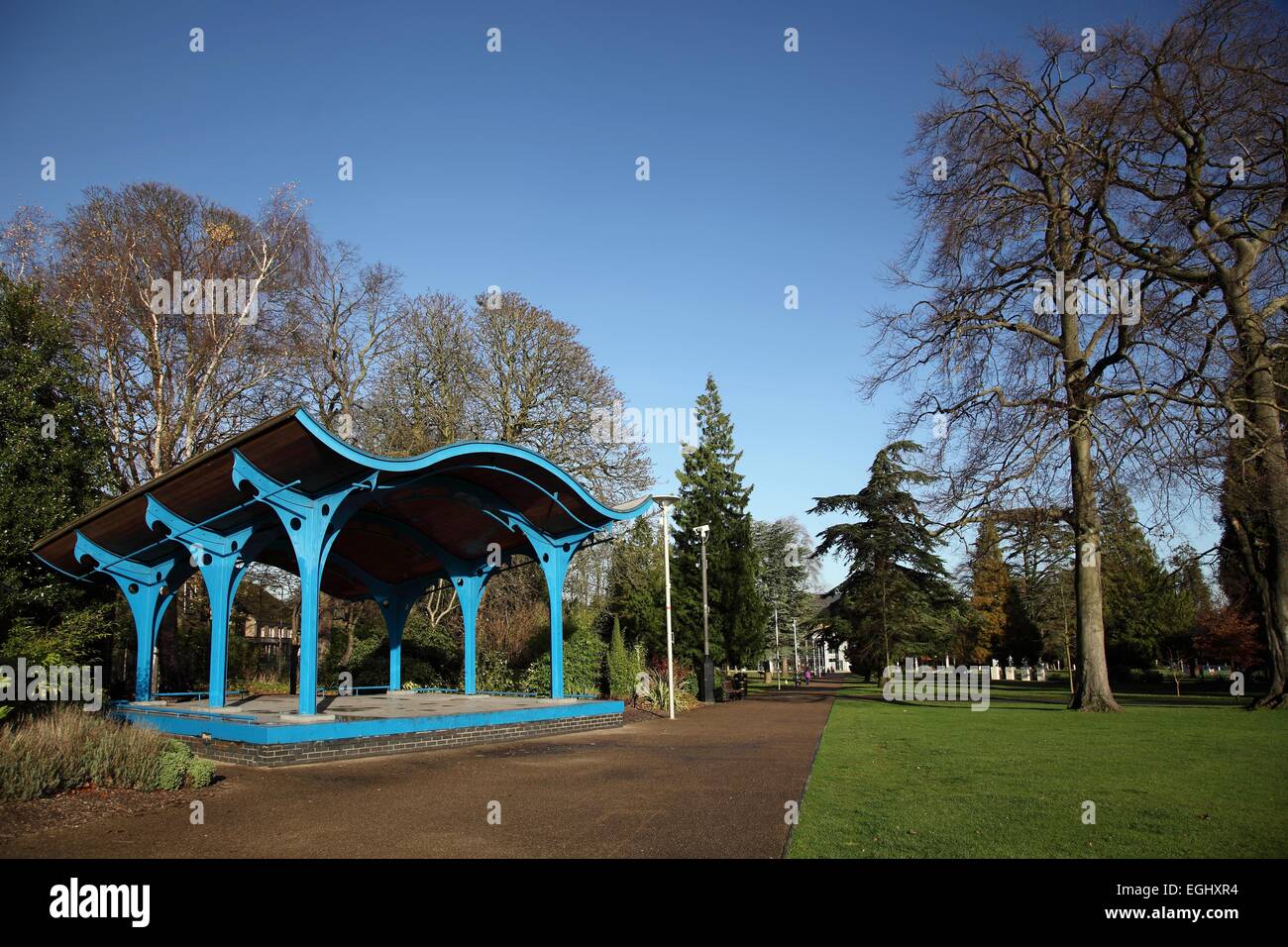 Grove House Gardens, Dunstable, Bedfordshire, green space, recreational ...