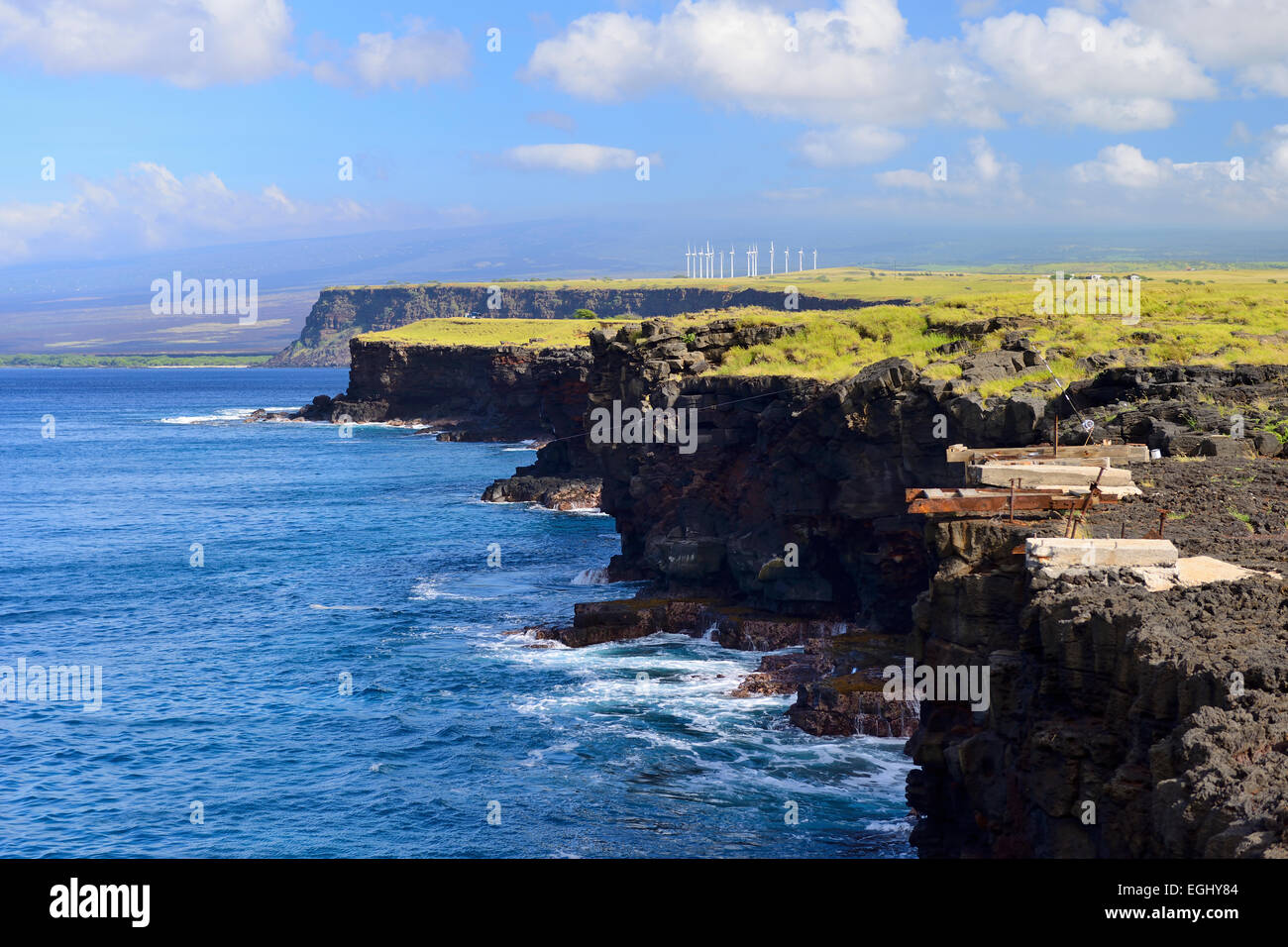 Ka Lae the southernmost point in the USA, Big Island, Hawaii, USA Stock ...