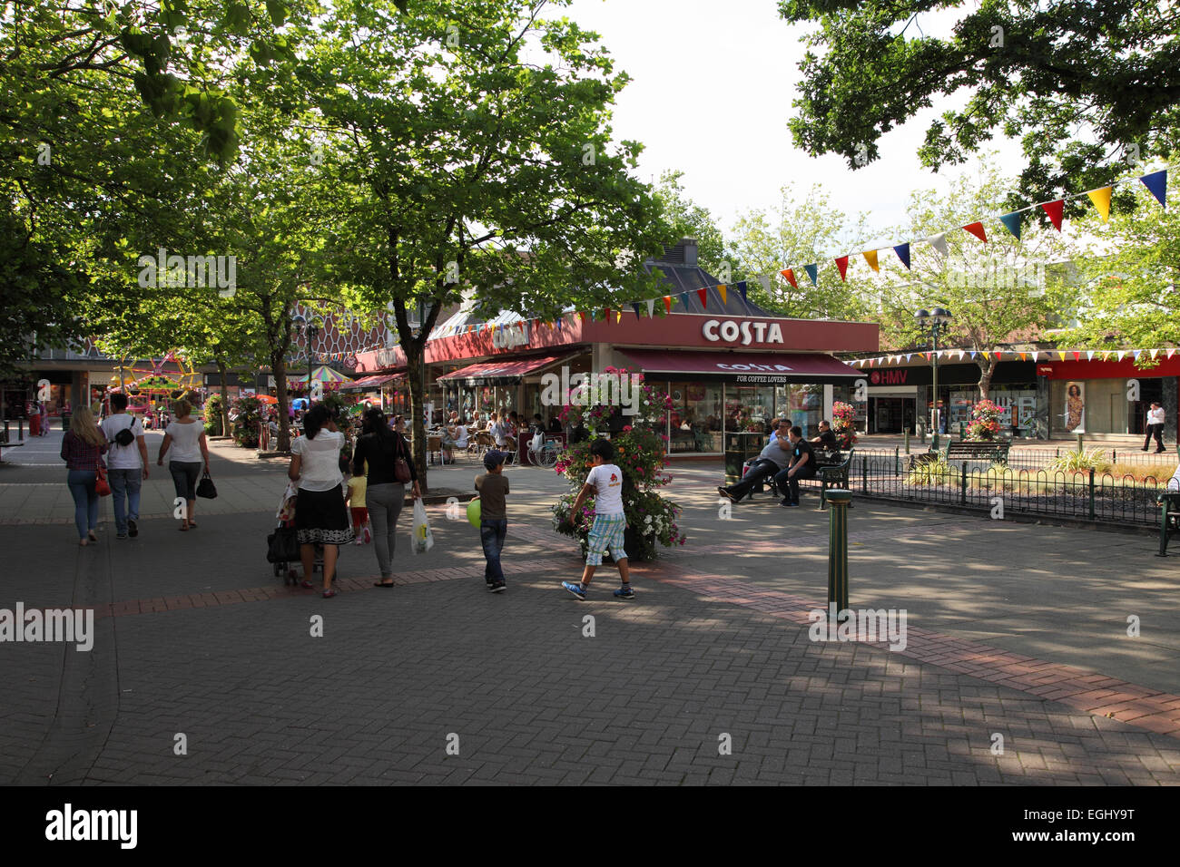 Mell Square, Solihull, shopping centre Stock Photo - Alamy