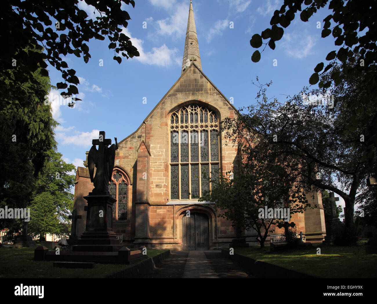 St Alpheges church, Solihull parish church Stock Photo - Alamy