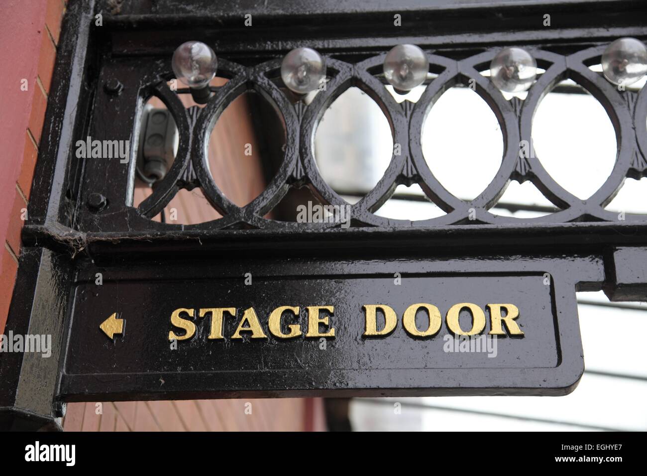 Cast iron sign door stage hi-res stock photography and images - Alamy
