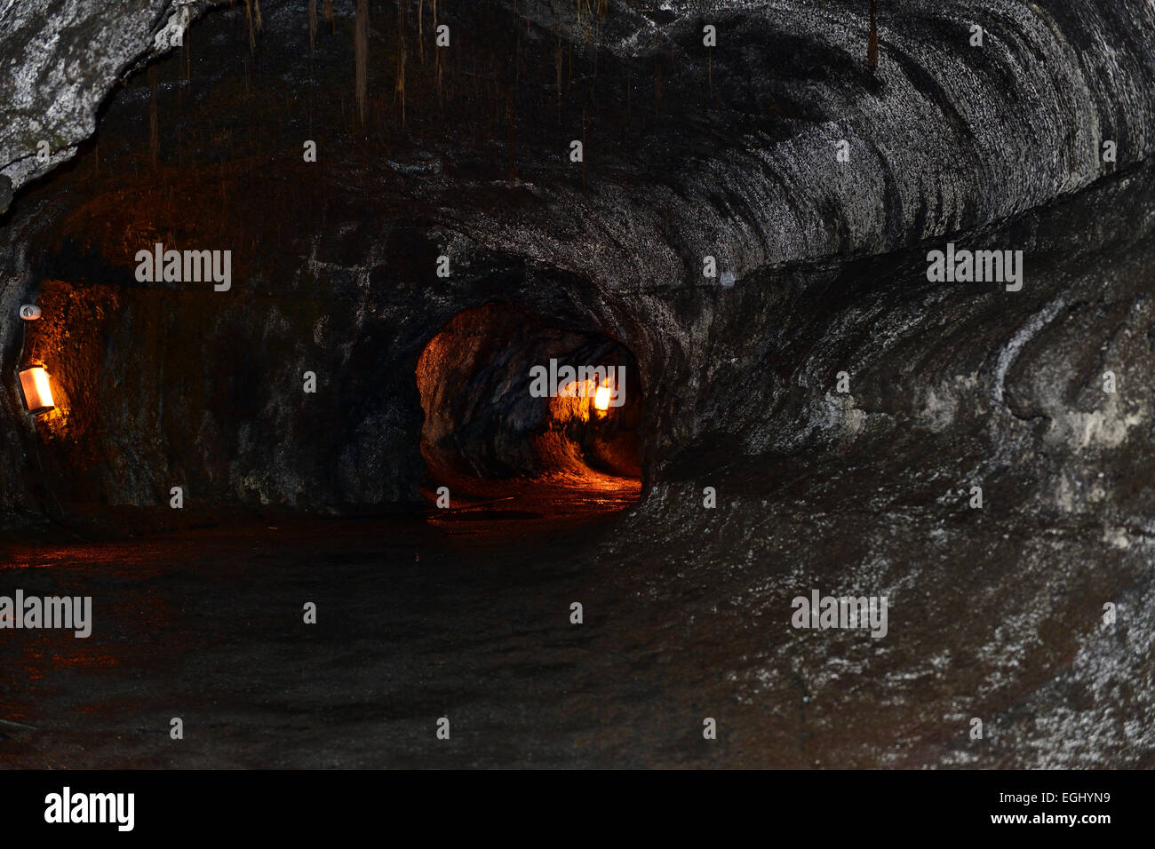 Hawaii volcano thurston lava tube hi-res stock photography and images ...