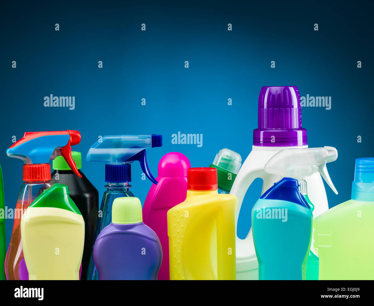 Containers for household cleaning products hi-res stock photography and ...