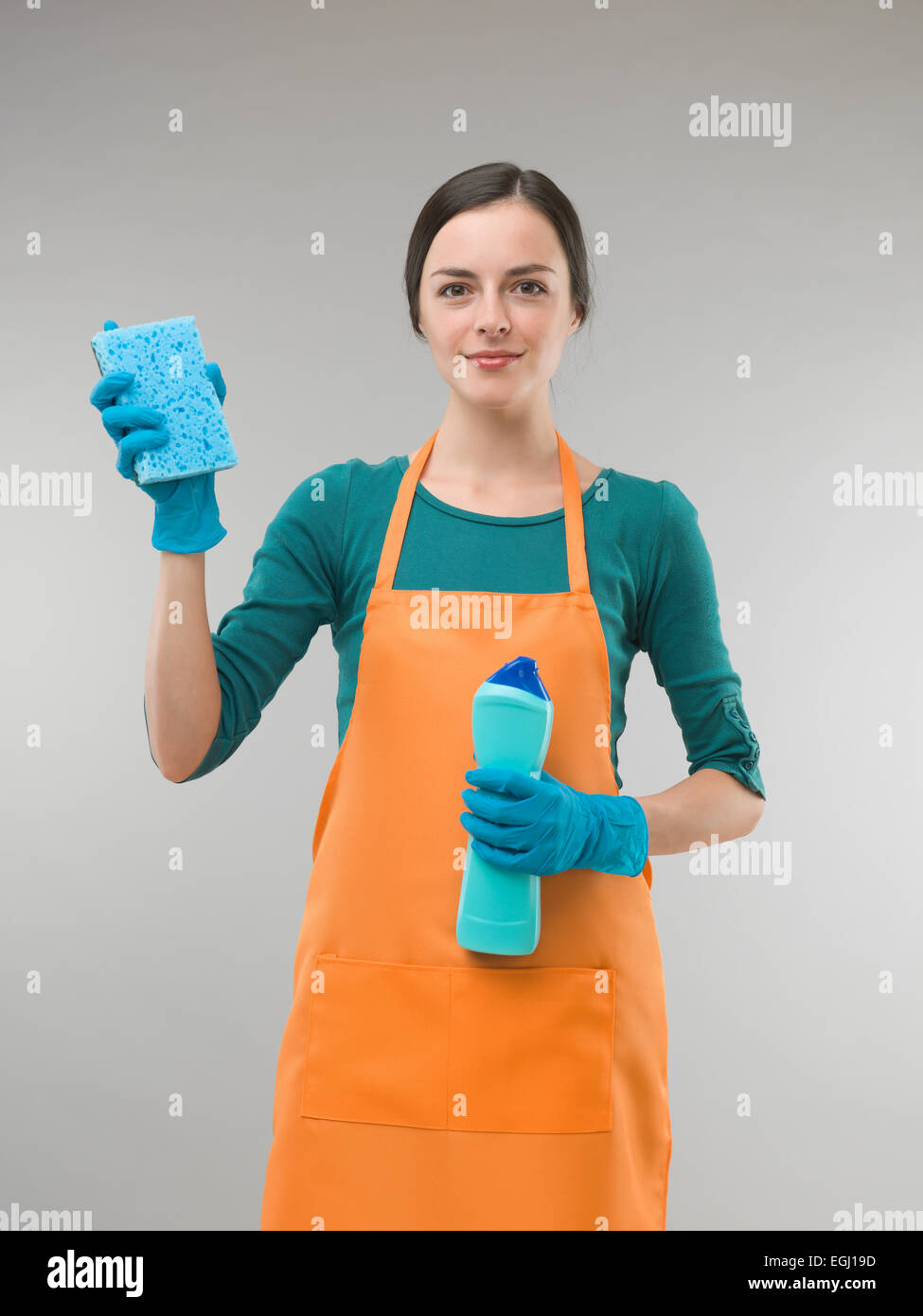 young woman starting spring cleaning Stock Photo - Alamy young woman starting spring cleaning Stock Photo - Alamy