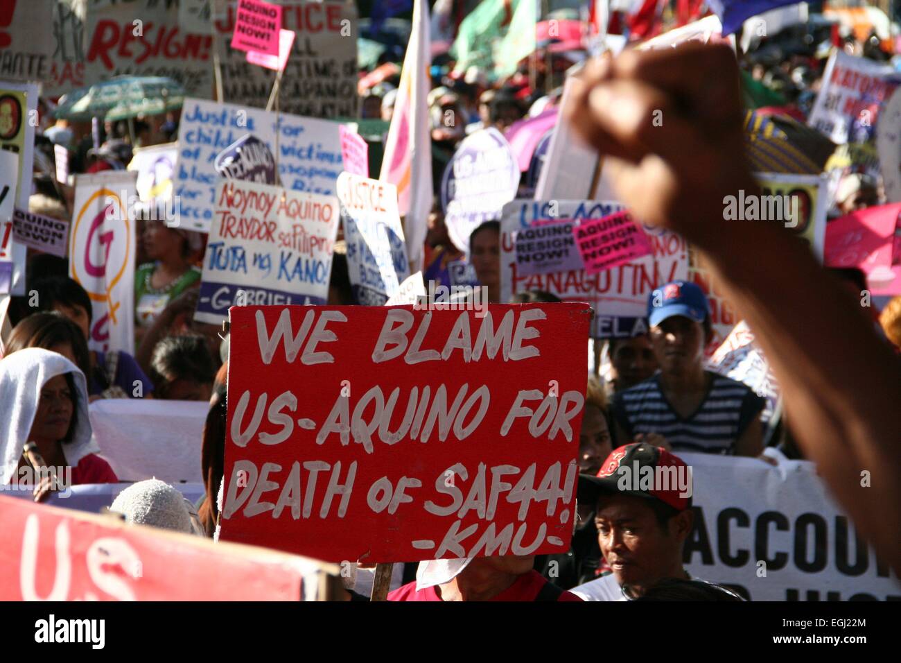 Corazon aquino rally philippines hi-res stock photography and images ...