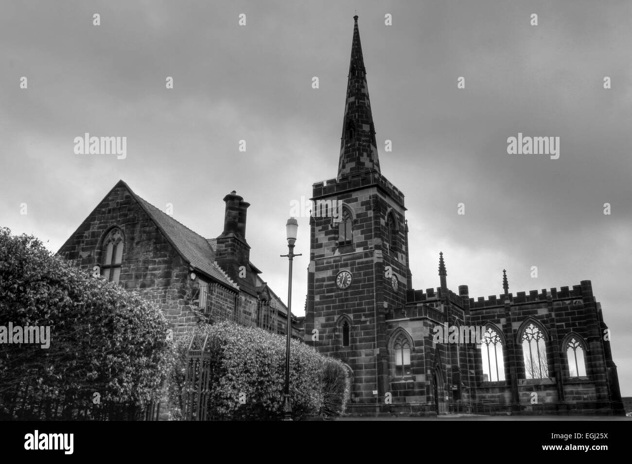 Christian monastery england Black and White Stock Photos & Images - Alamy