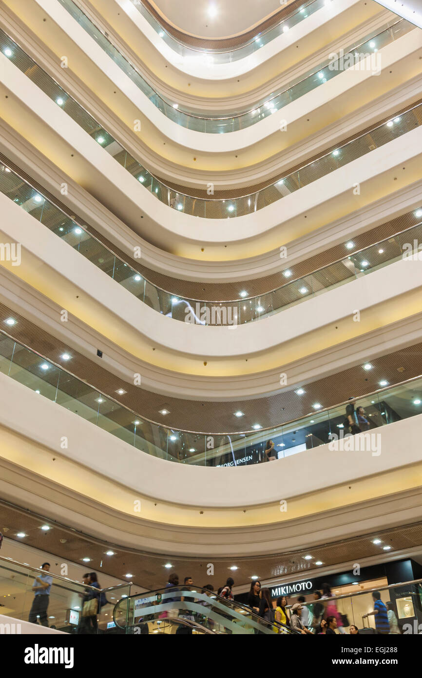 China, Hong Kong, Causeway Bay, Times Square Shopping Mall, Interior ...