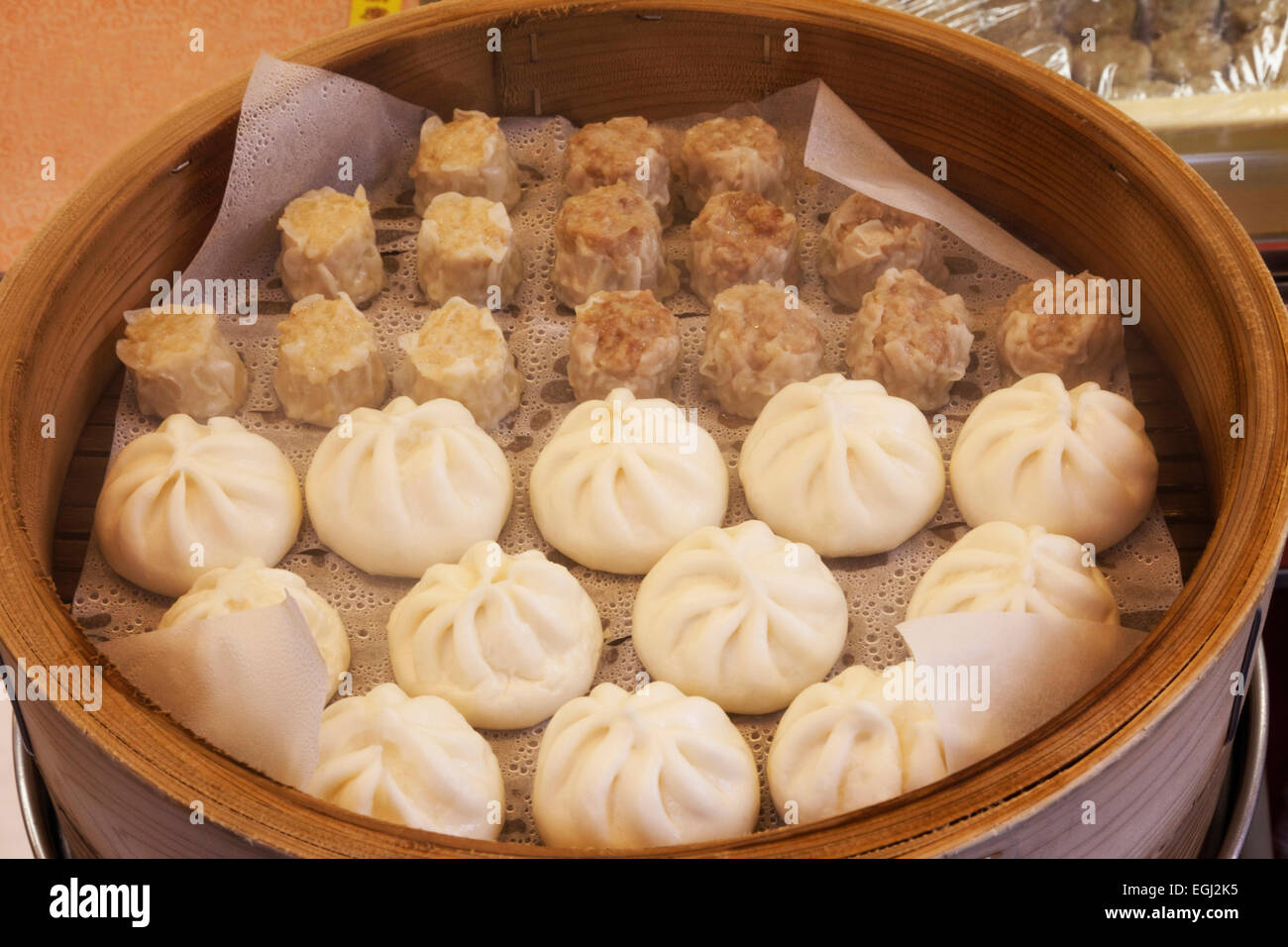China, Hong Kong, Restaurant Display of Dim Sum Stock Photo - Alamy