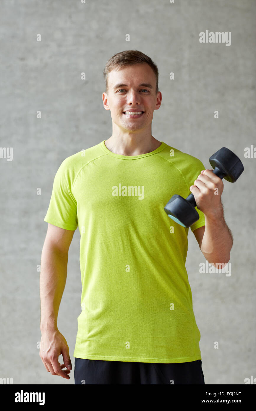 Man dumbbell biceps hi-res stock photography and images - Alamy