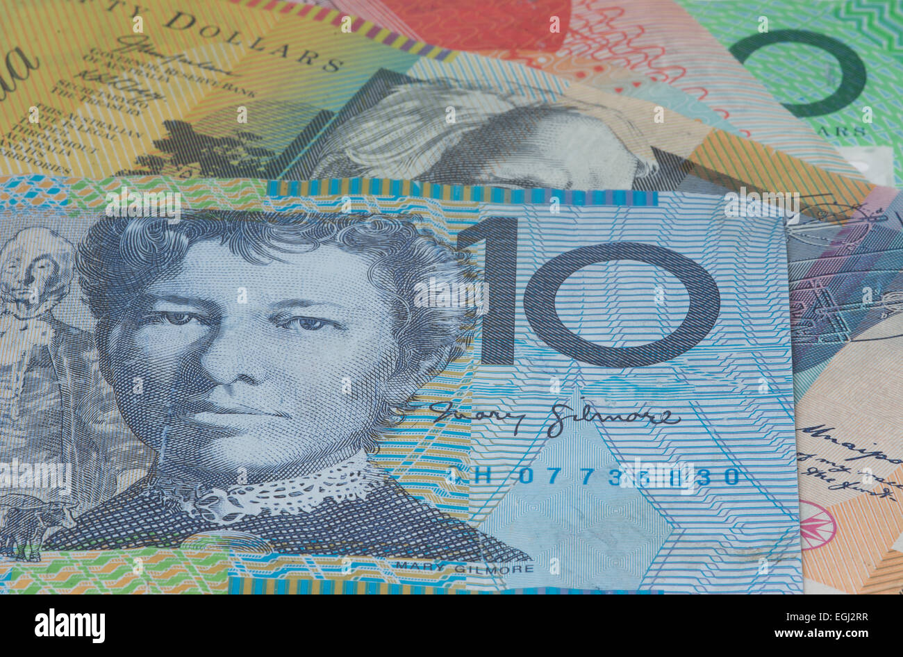 Australian ten dollar note hi-res stock photography and images - Alamy