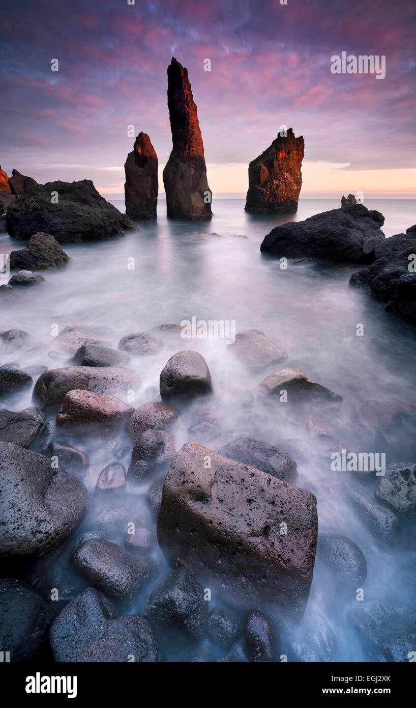 Iceland, Reykjanes, sea, coast, rocks Stock Photo - Alamy