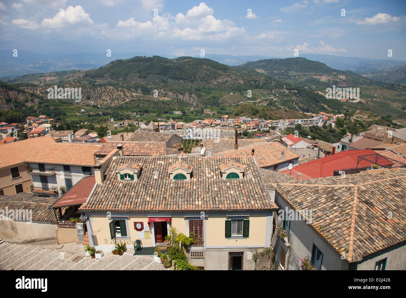 santa severina village, calabria, italy, europe Stock Photo - Alamy