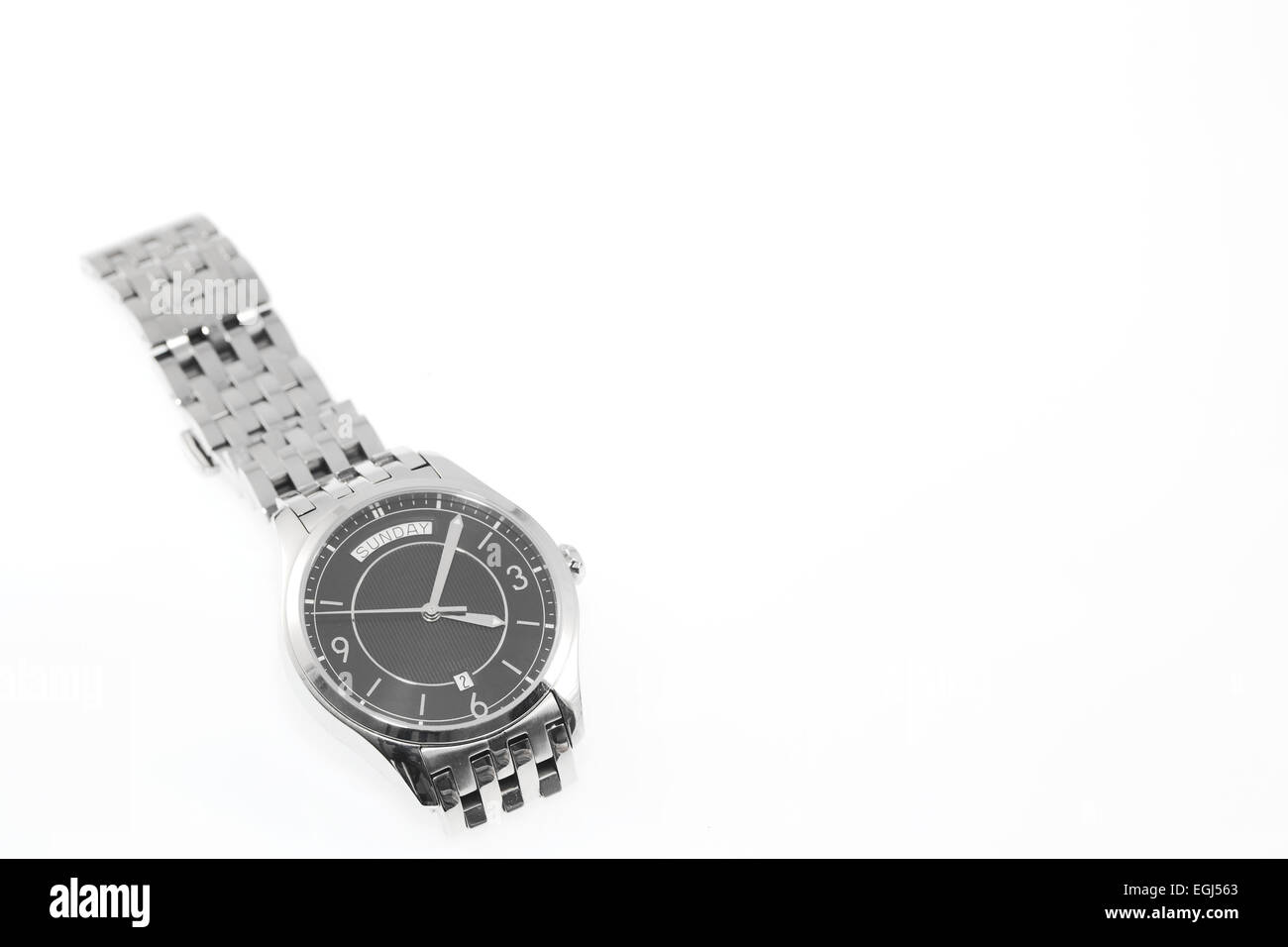 Checking his watch Cut Out Stock Images & Pictures - Alamy