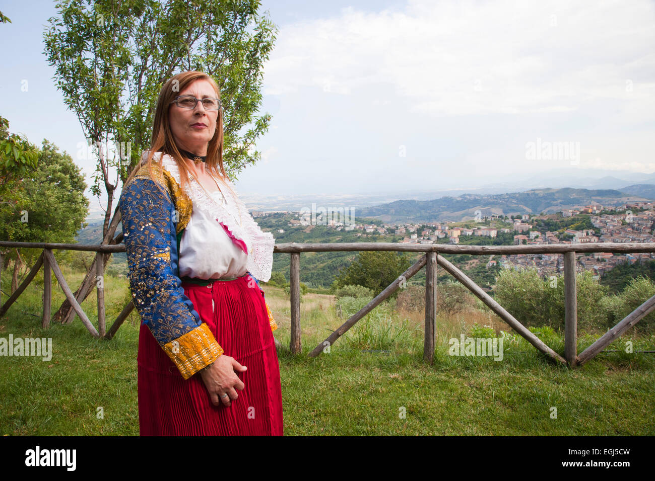 arbareshe traditional clothes, lungro village, sila, calabria, italy ...