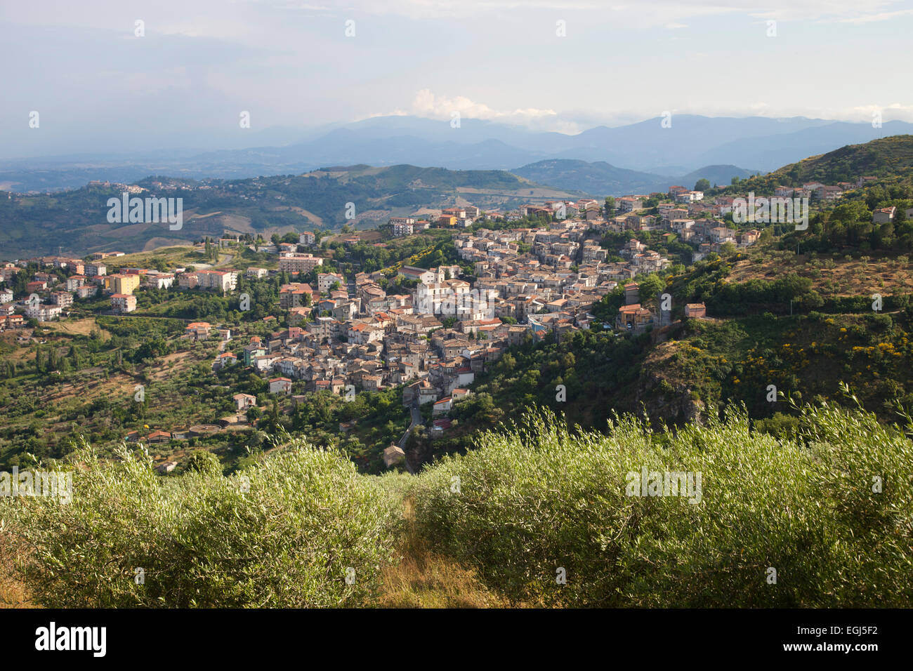 lungro village, sila, calabria, italy, europe Stock Photo - Alamy