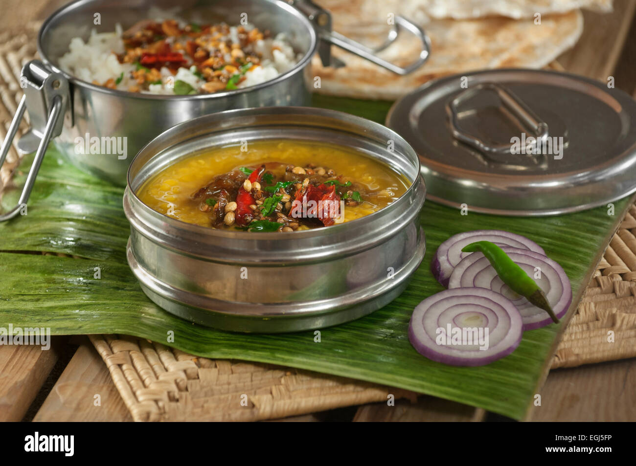 Tiffin box hi-res stock photography and images - Alamy