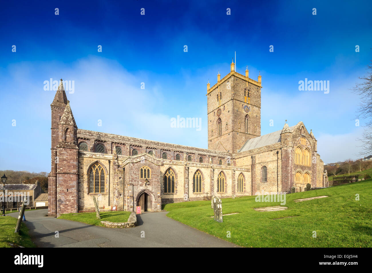 Saint Davids Cathedral Exterior Stock Photo - Alamy