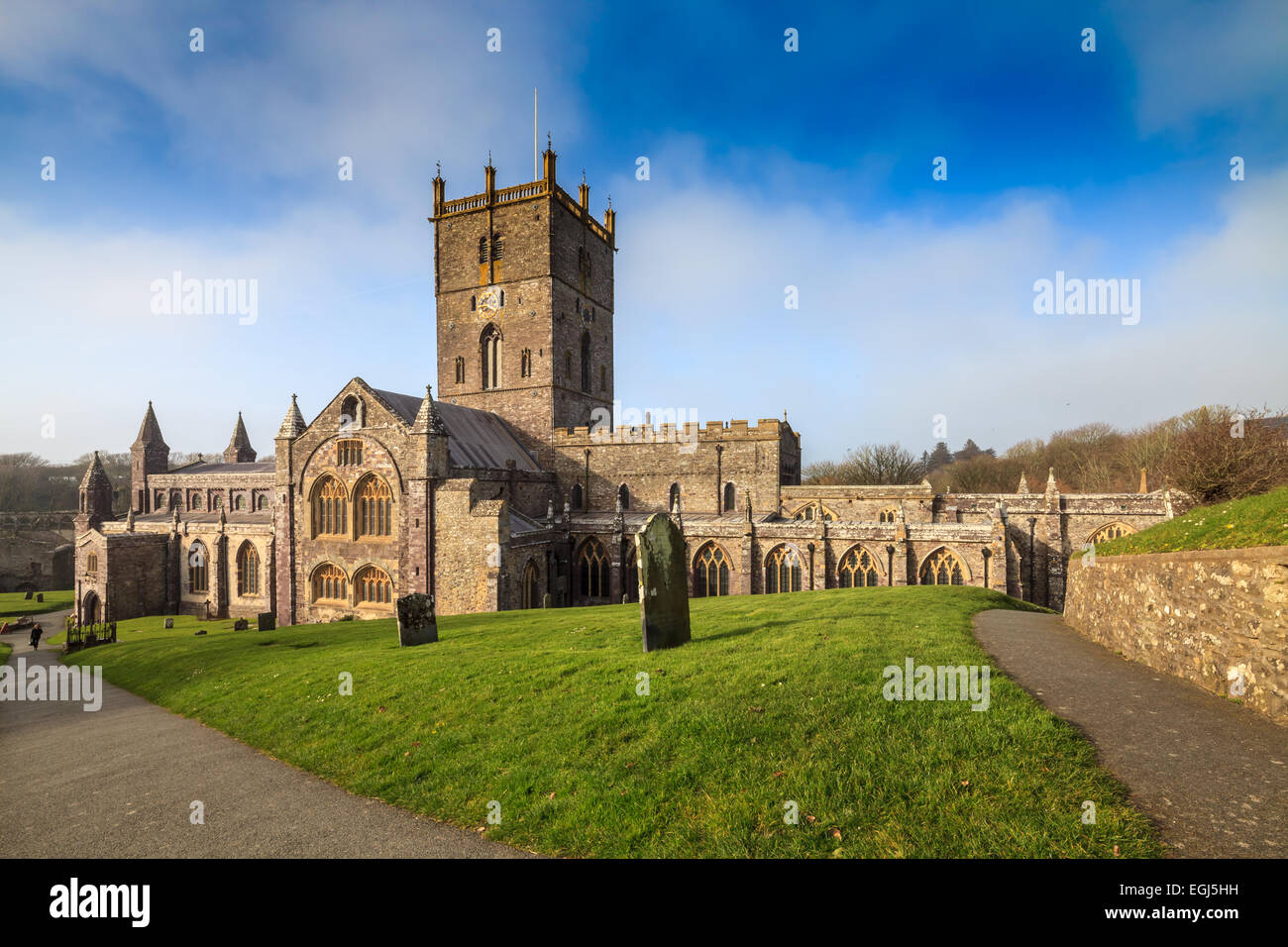 Saint Davids Cathedral Exterior Stock Photo - Alamy