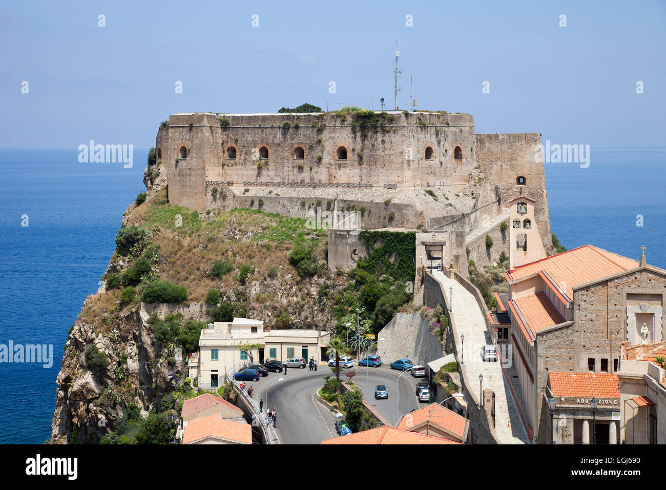 ruffo castle, scilla village, province of reggio calabria, calabria ...