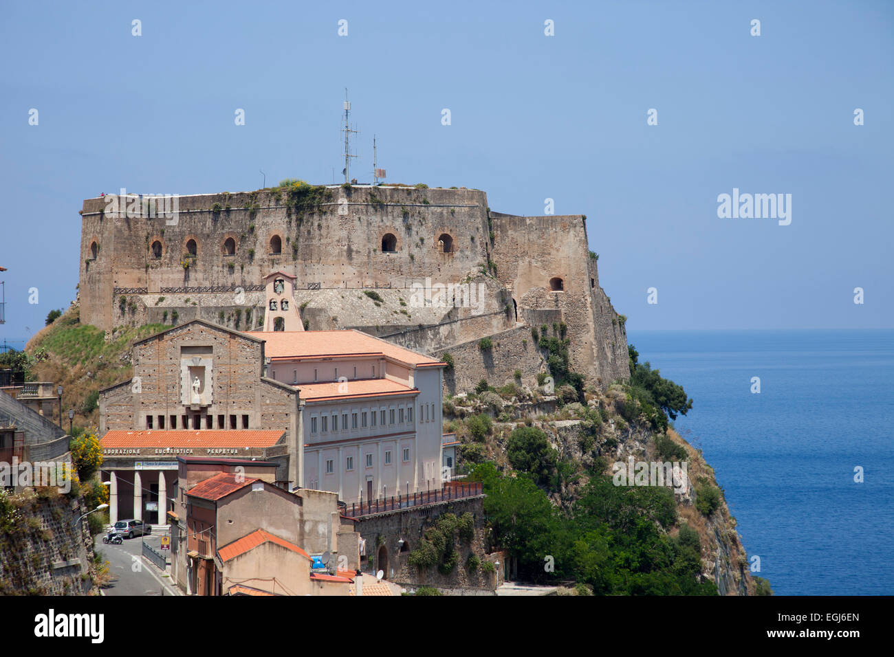 ruffo castle, scilla village, province of reggio calabria, calabria ...