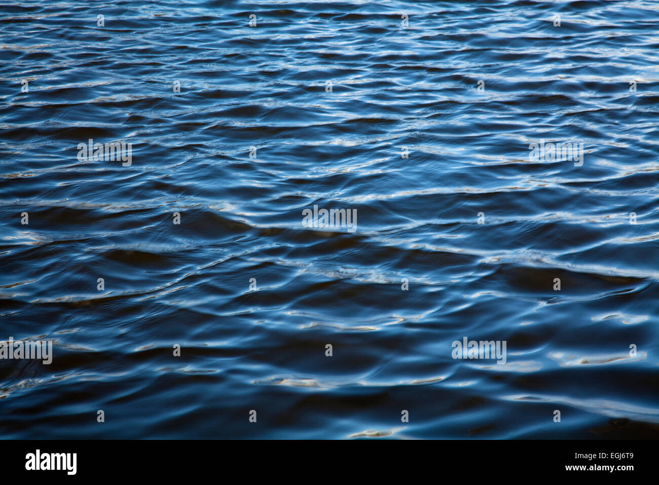 Bright blue water surface Stock Photo - Alamy