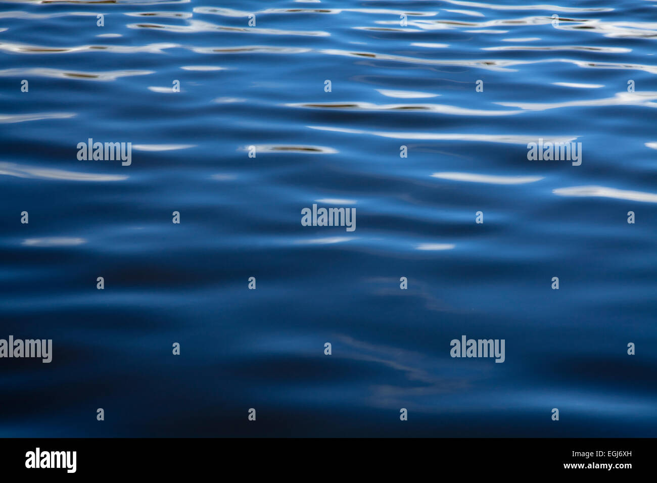 Bright blue water surface Stock Photo - Alamy
