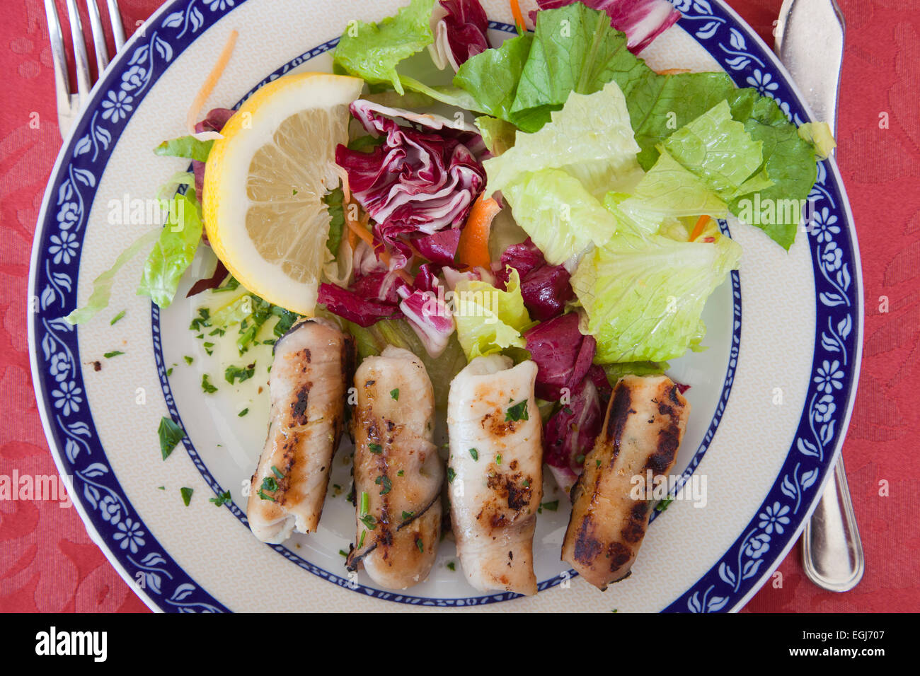 fish starter, scilla village, province of reggio calabria, calabria ...