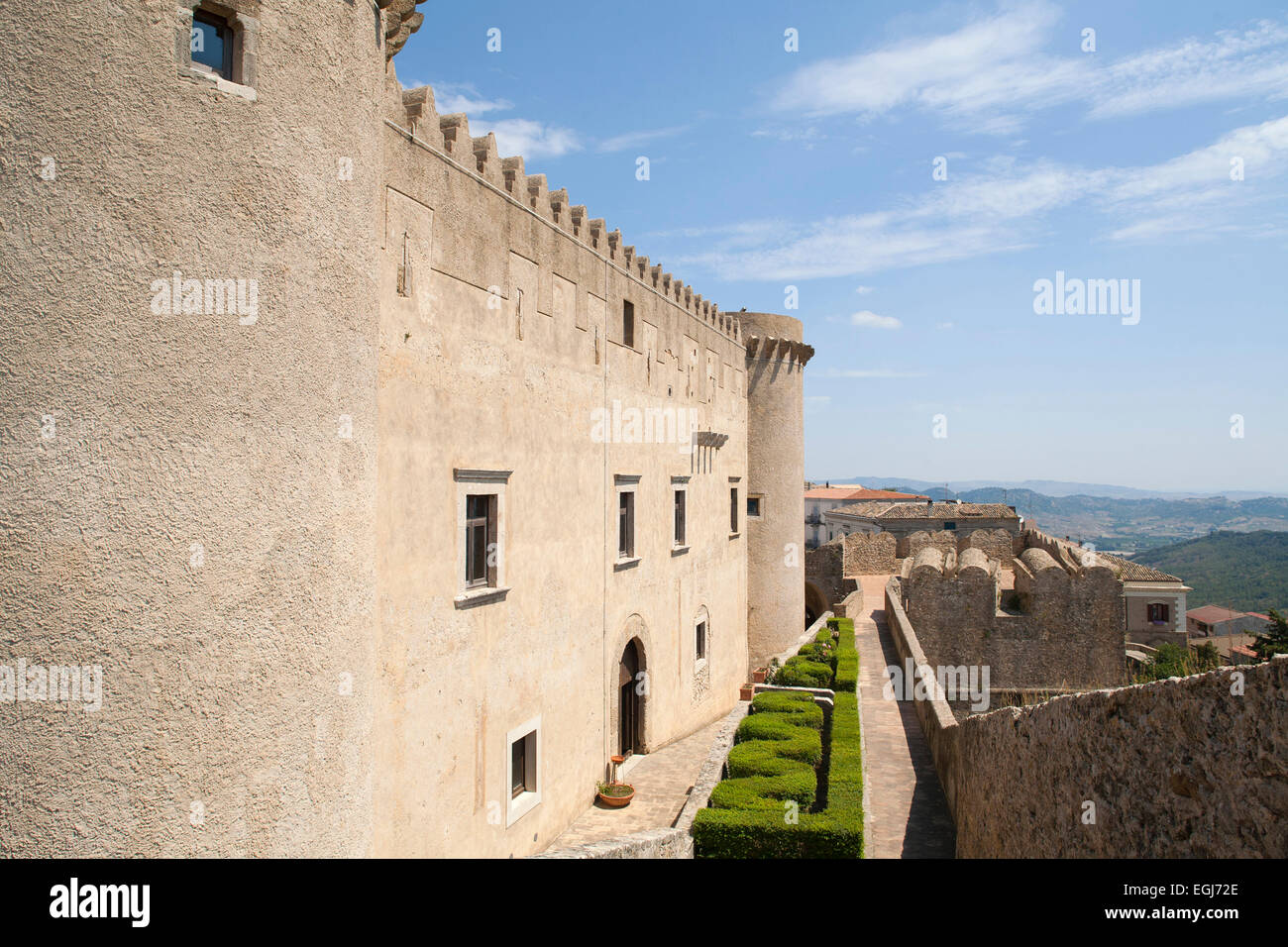 castle, santa severina village, calabria, italy, europe Stock Photo - Alamy
