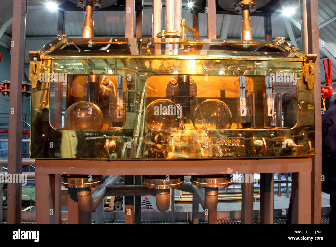 The Spirit Safe at Kingsbarns Distillery Stock Photo - Alamy