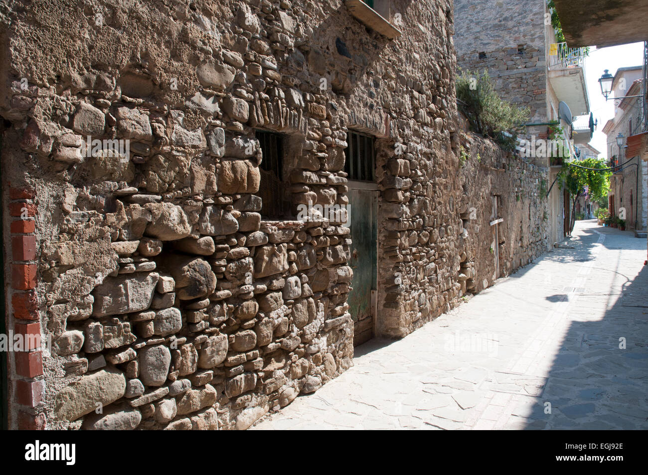 acciaroli pollica south italy holiday house Stock Photo - Alamy