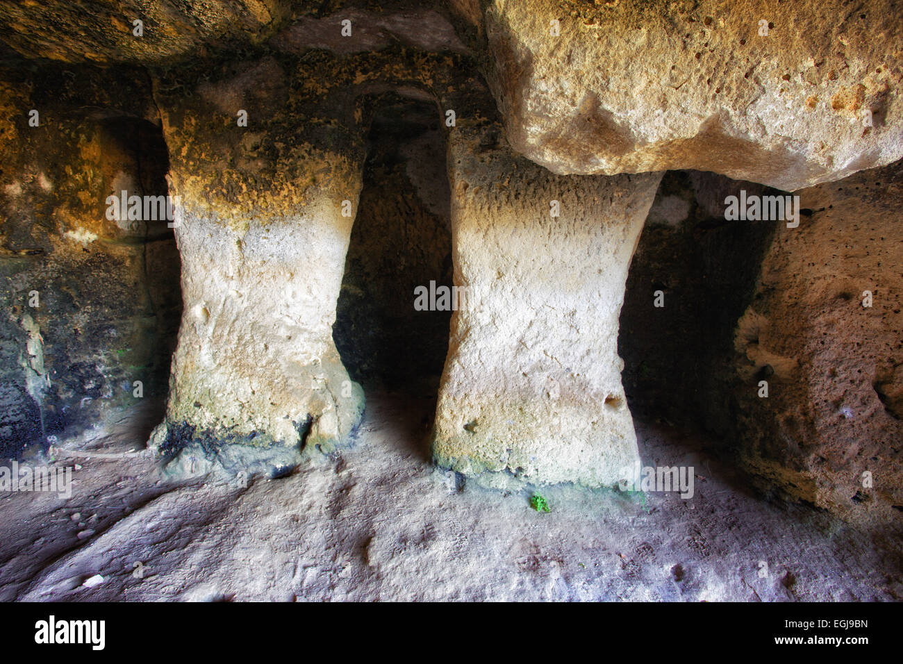 Ancient mosque rock in Rometta, Sicily Stock Photo - Alamy