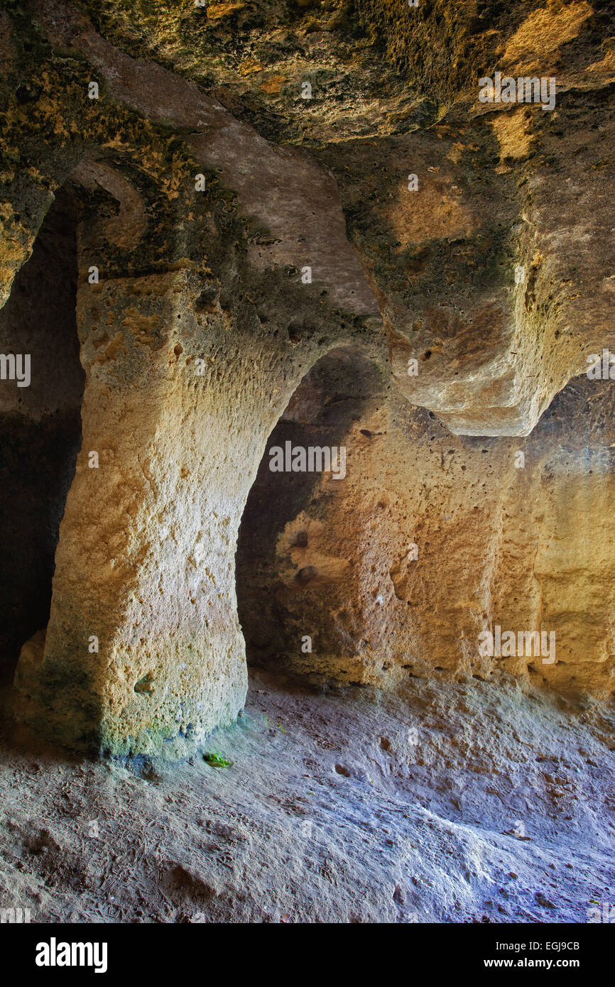 Ancient mosque rock in Rometta, Sicily Stock Photo - Alamy