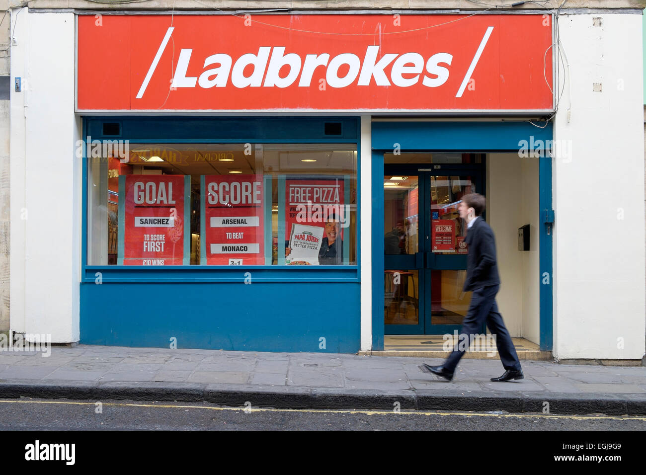 Ladbrokes betting shop hi-res stock photography and images - Alamy