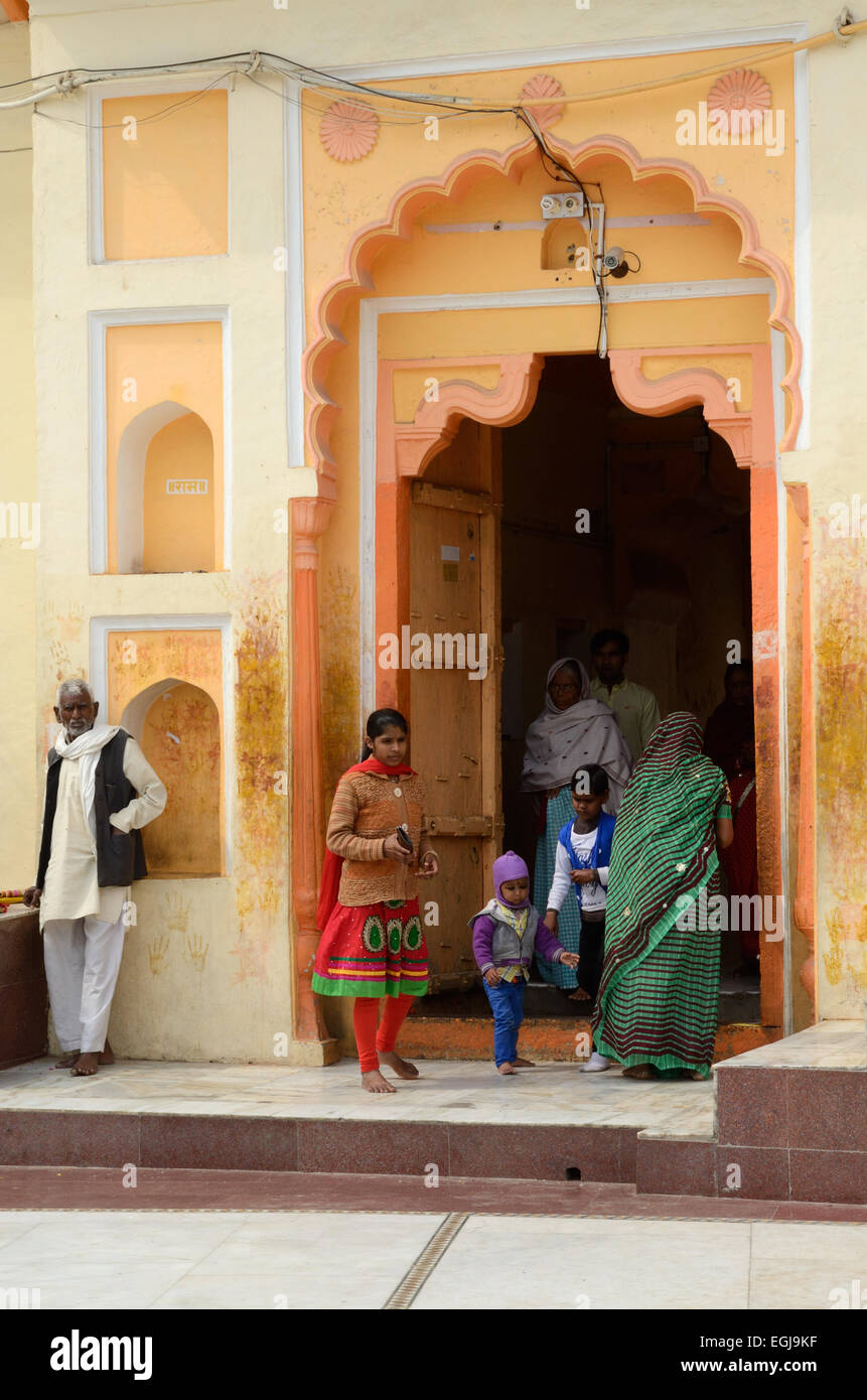 Entrance to Ram Raja Temple or Orchha Temple a place of pilgrimage to ...