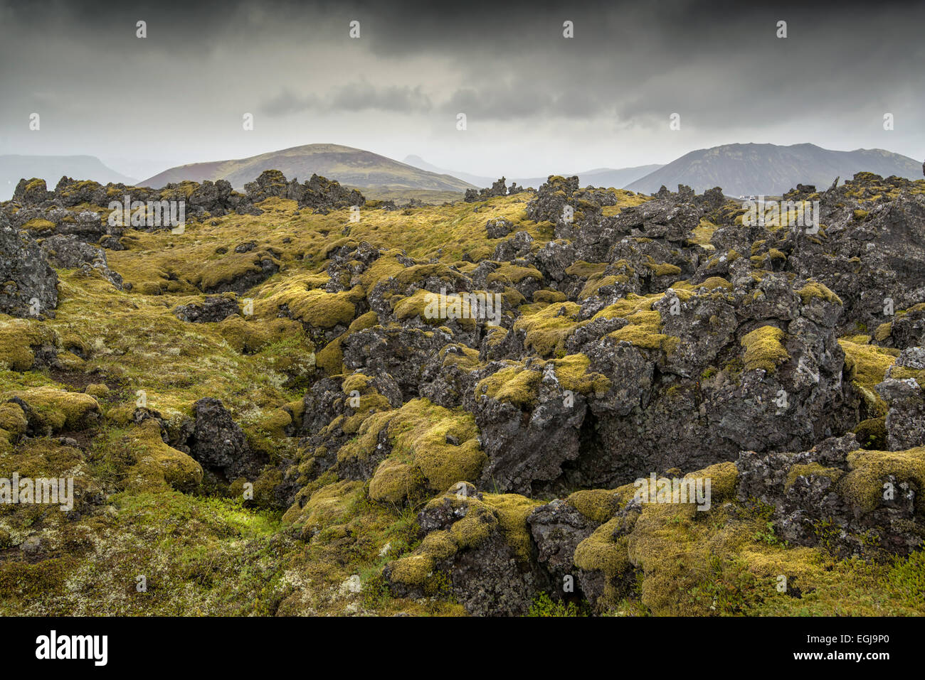 Dramatic rocky and volcanic landscape in Iceland Stock Photo - Alamy