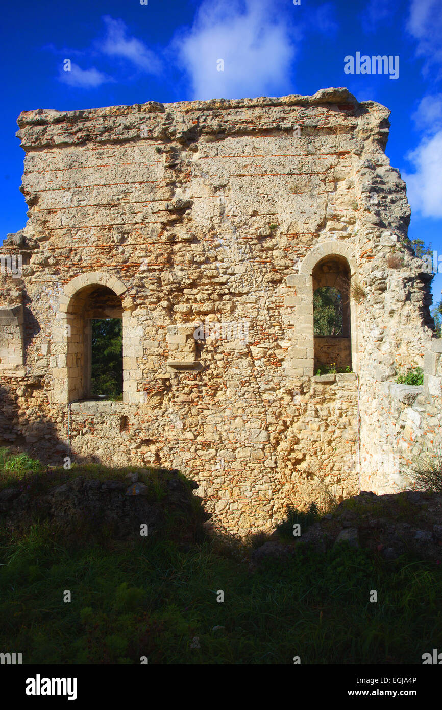 Rometta medieval castle in Sicily Stock Photo - Alamy