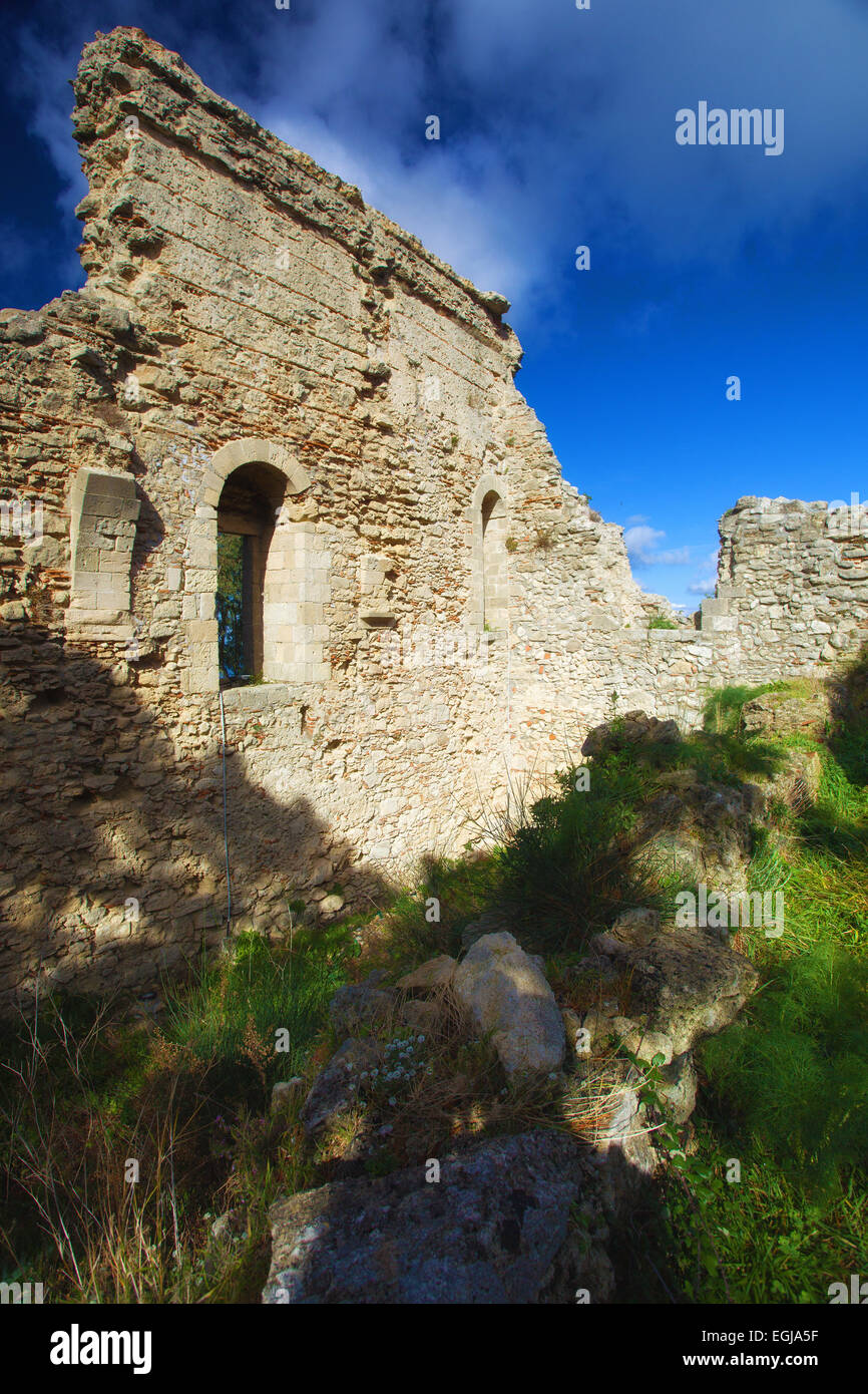 Rometta medieval castle in Sicily Stock Photo - Alamy