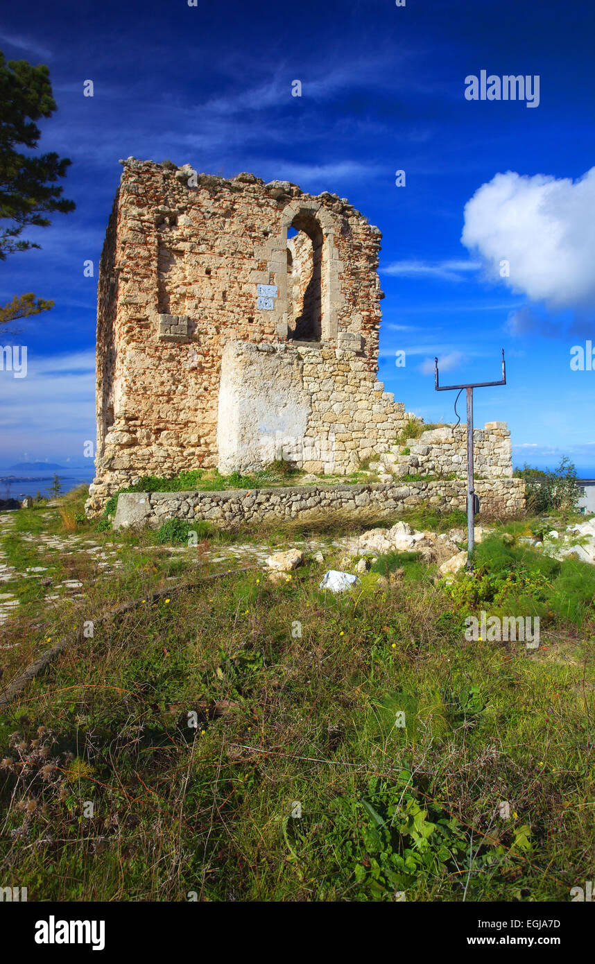 Rometta medieval castle in Sicily Stock Photo - Alamy