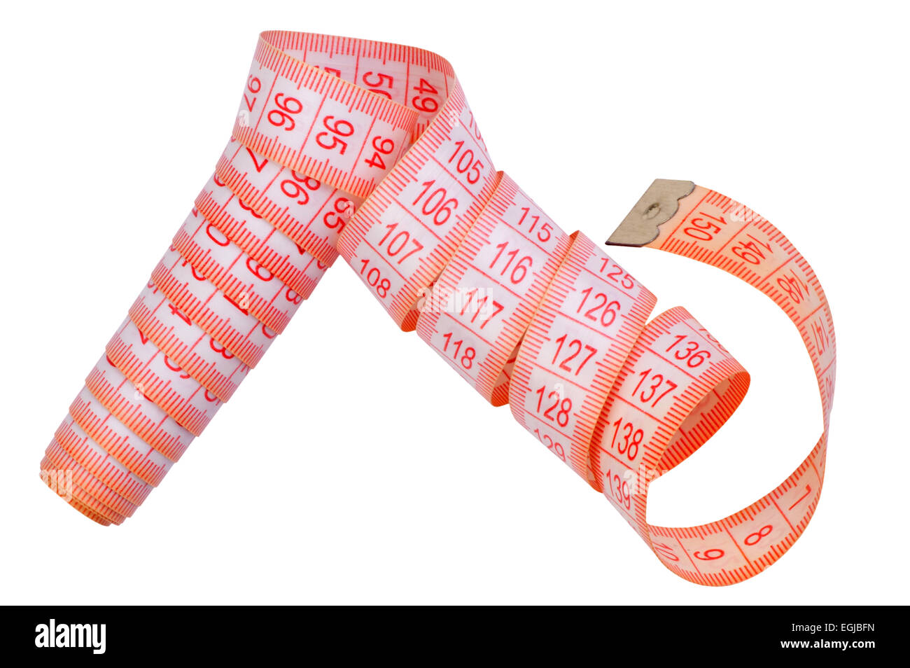 isolated object on white - sewing centimeter Stock Photo - Alamy