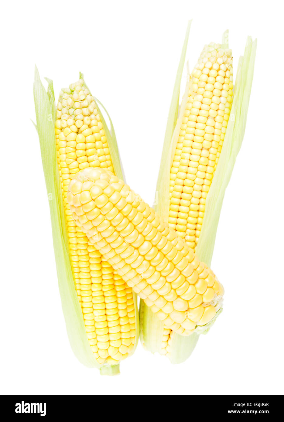 corn isolated on white background Stock Photo - Alamy