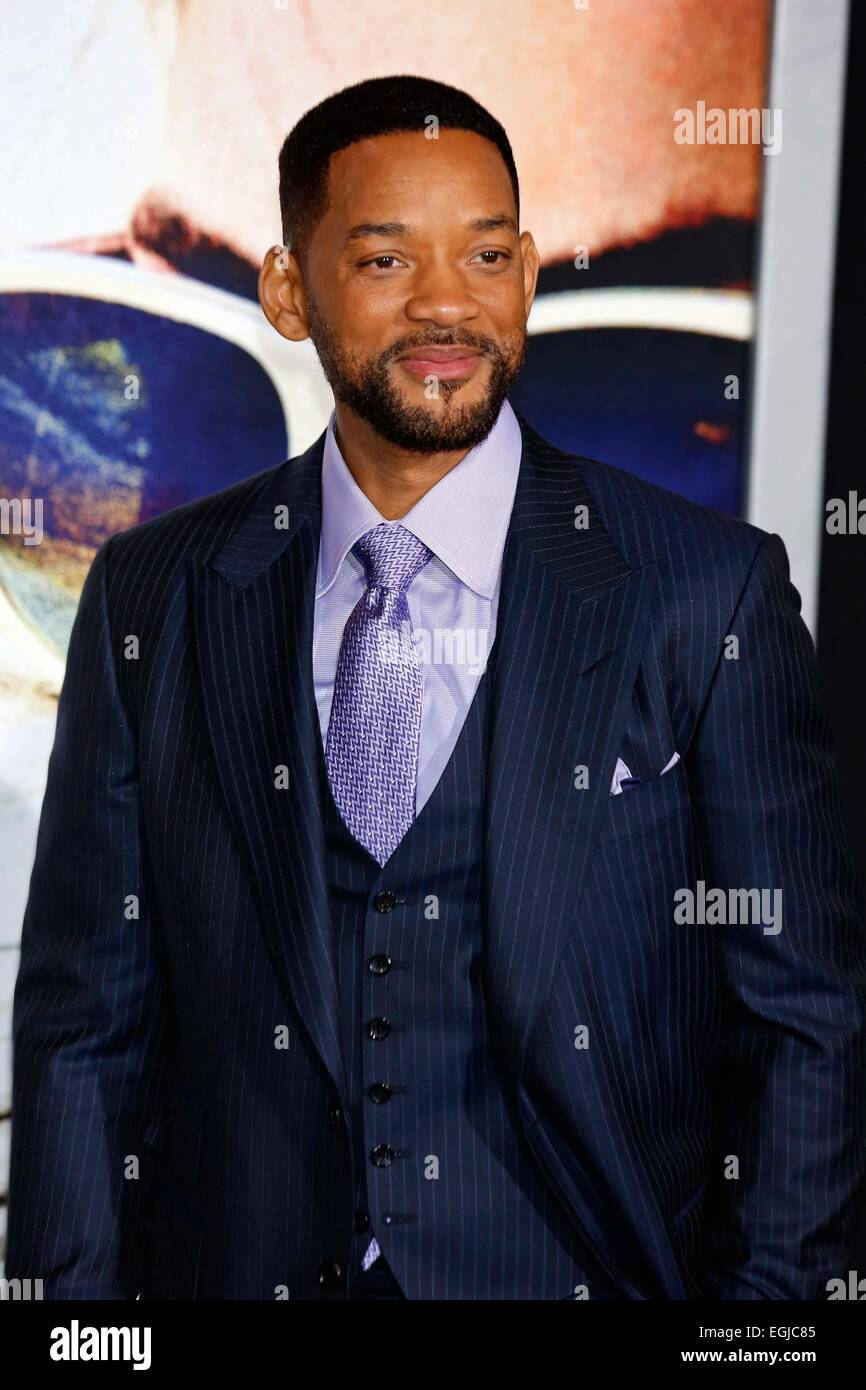 Hollywood, California, USA. 25th Feb, 2015. Will Smith.Focus premiere ...