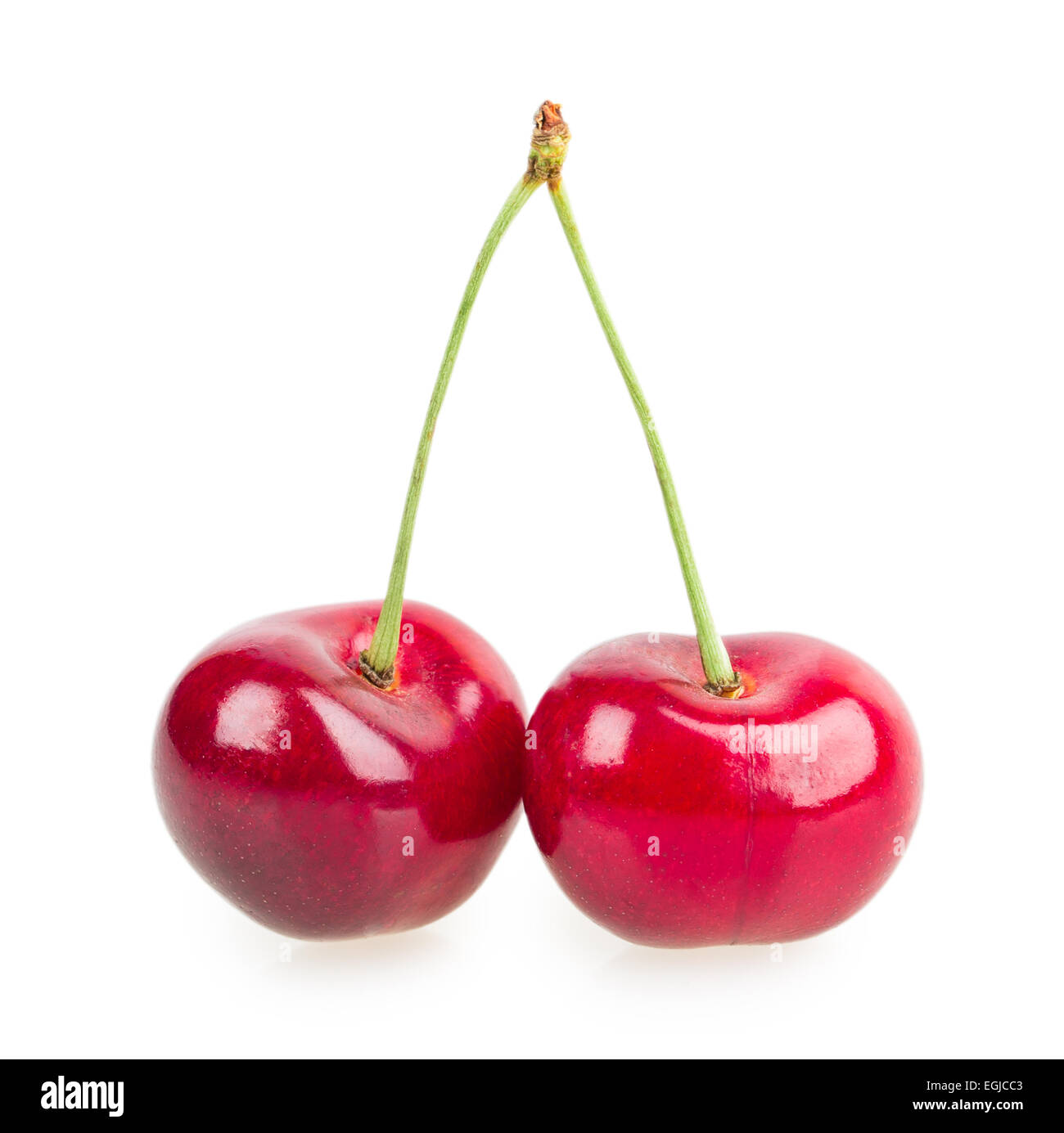 cherry isolated on white background Stock Photo - Alamy