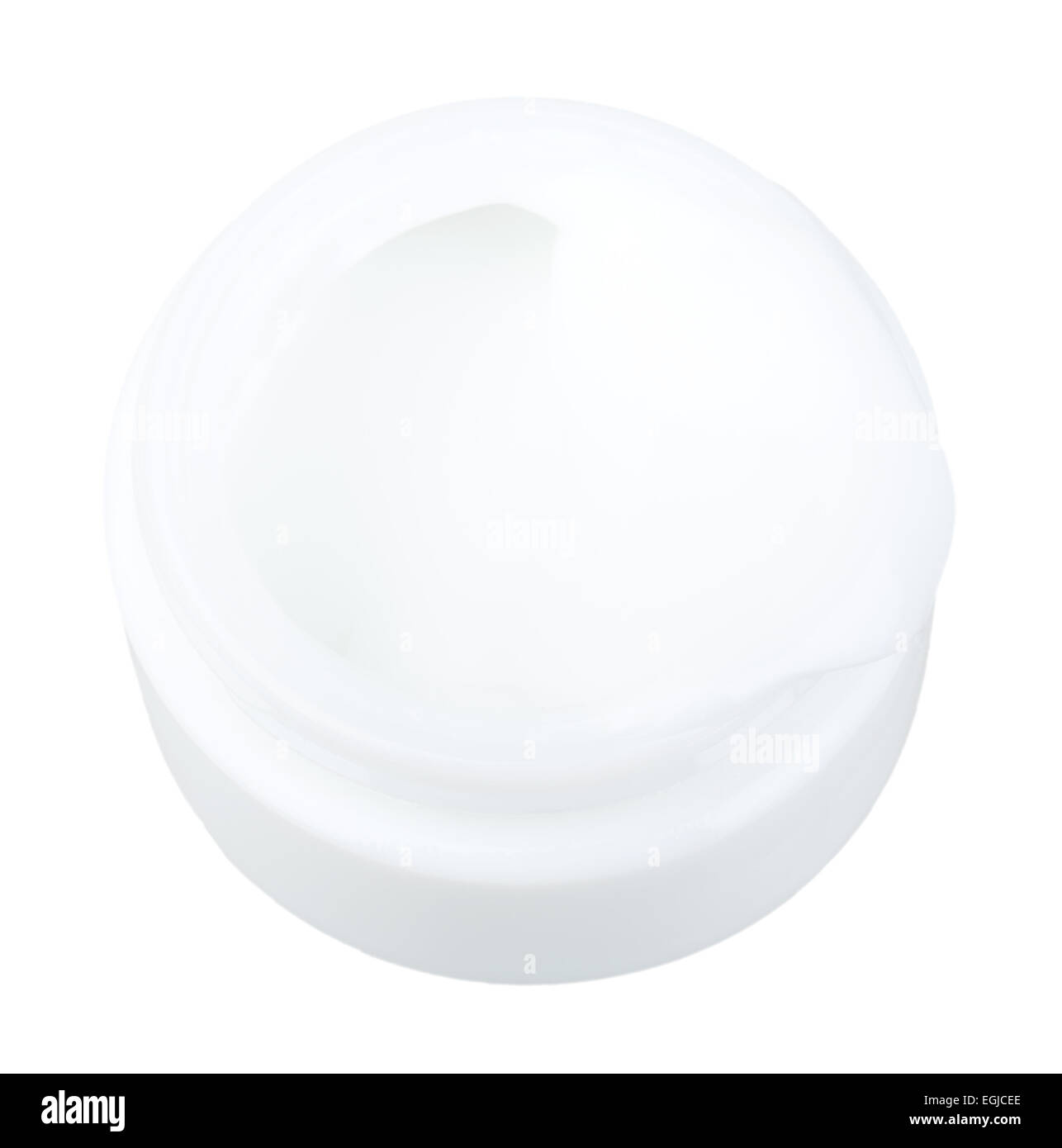 cream foam isolated on white background Stock Photo - Alamy