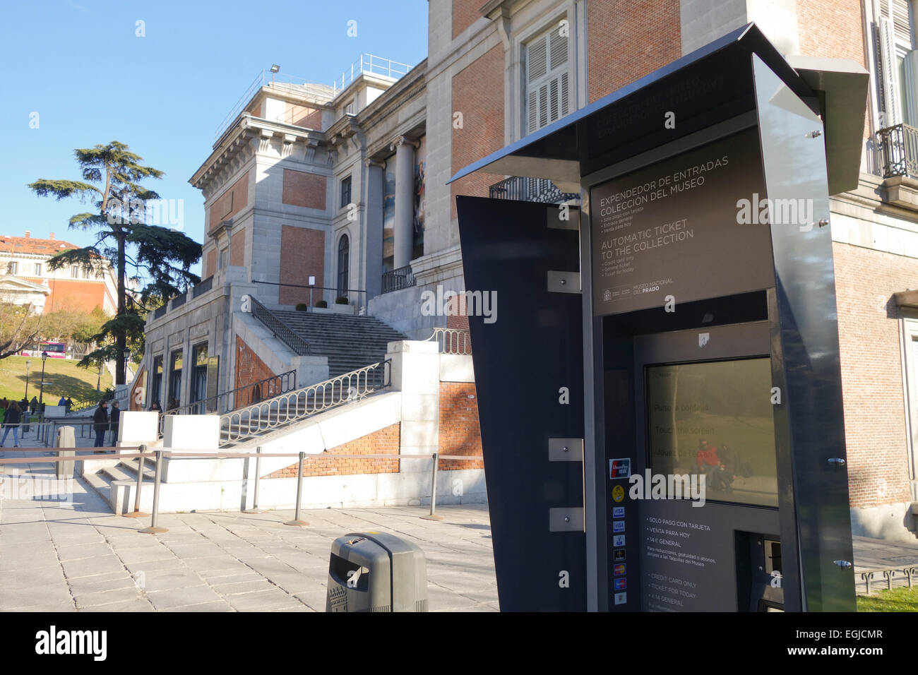 Automatic ticket dispenser, machine for entrance tickets to the Prado ...