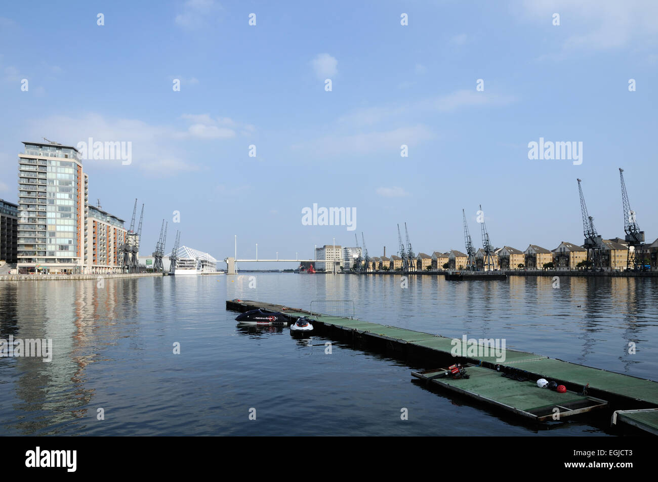 Royal Victoria Dock, East London UK Stock Photo - Alamy