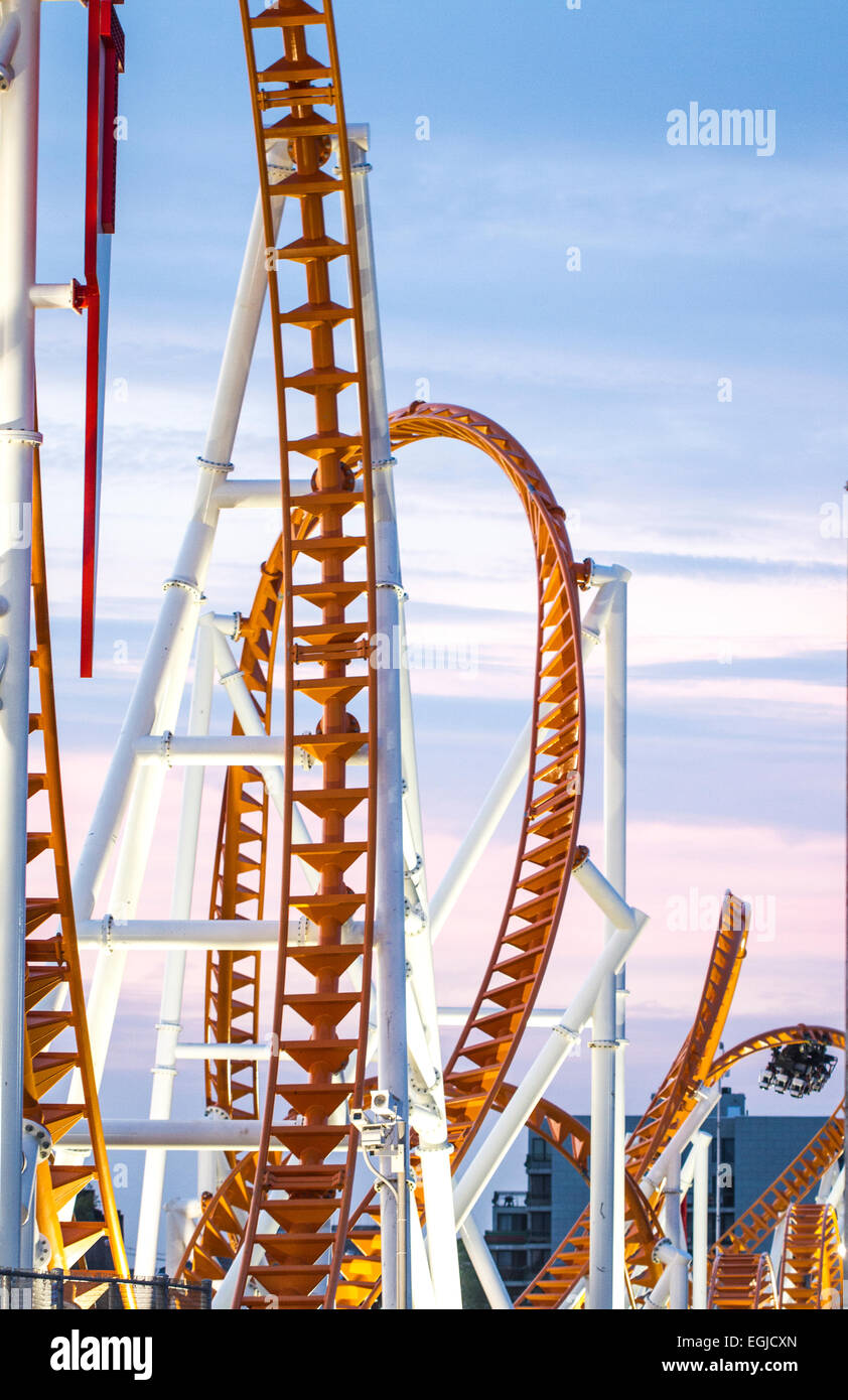 New york roller coaster hi-res stock photography and images - Alamy